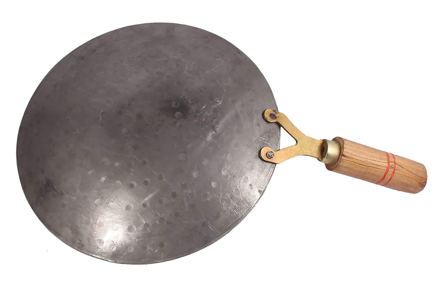 KITCHEN SHOPEE Iron cookware Set Iron deep Kadai/Frying Pan for Cooking ...