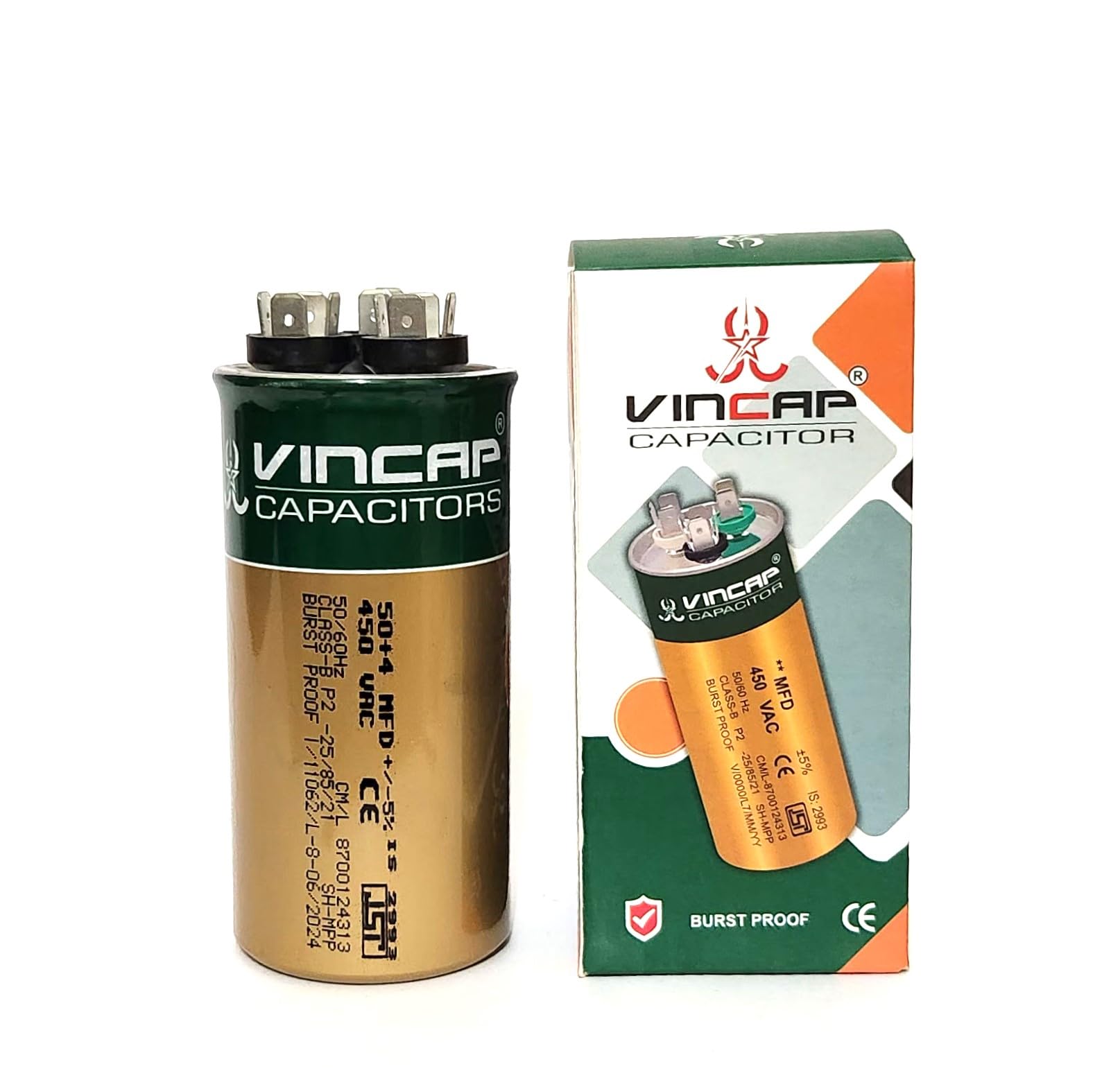 Vincap 50 4 Mfd Capacitor For Air Conditioners Window Ac | Desertcart INDIA