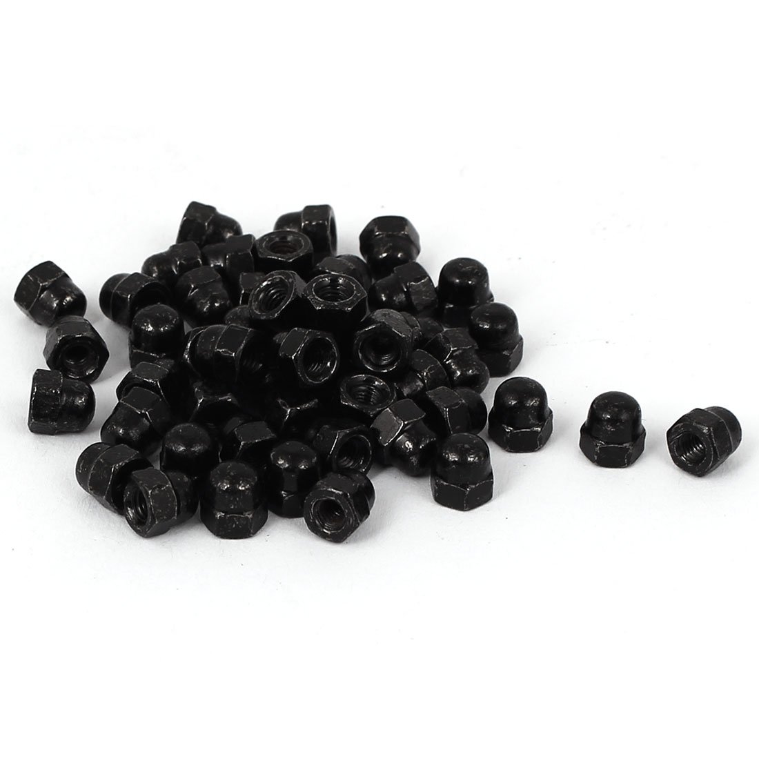 Amazon.com: uxcell Hex Cap Nuts - 50Pcs M3 Dome Nuts Carbide Steel ...