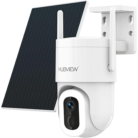 Amazon.com : MUBVIEW Solar Security Cameras Wireless Outdoor, 2K ...