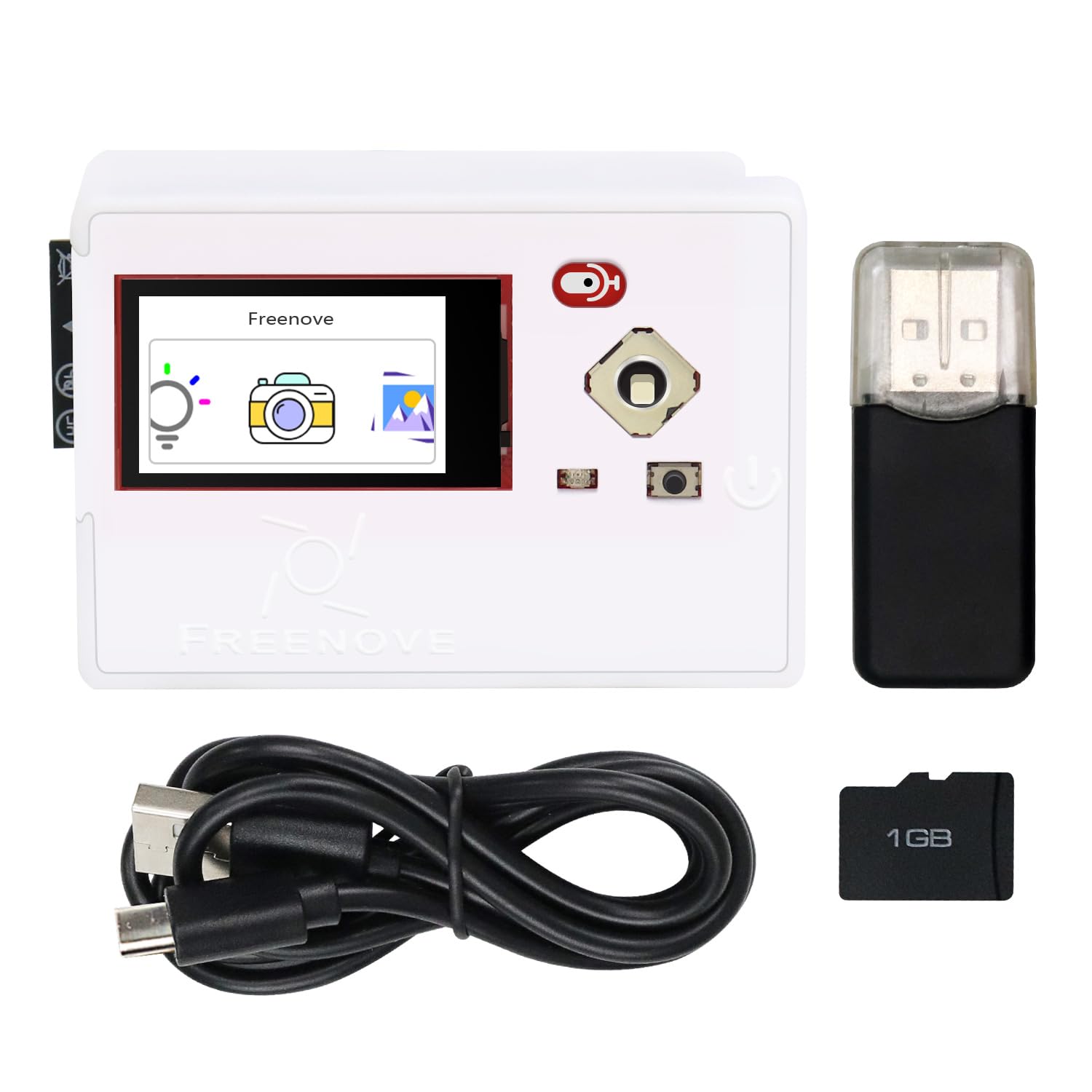 Snapklik.com : Freenove Media Kit For ESP32-S3 ESP32 S3 CAM 1.14 Inch Screen