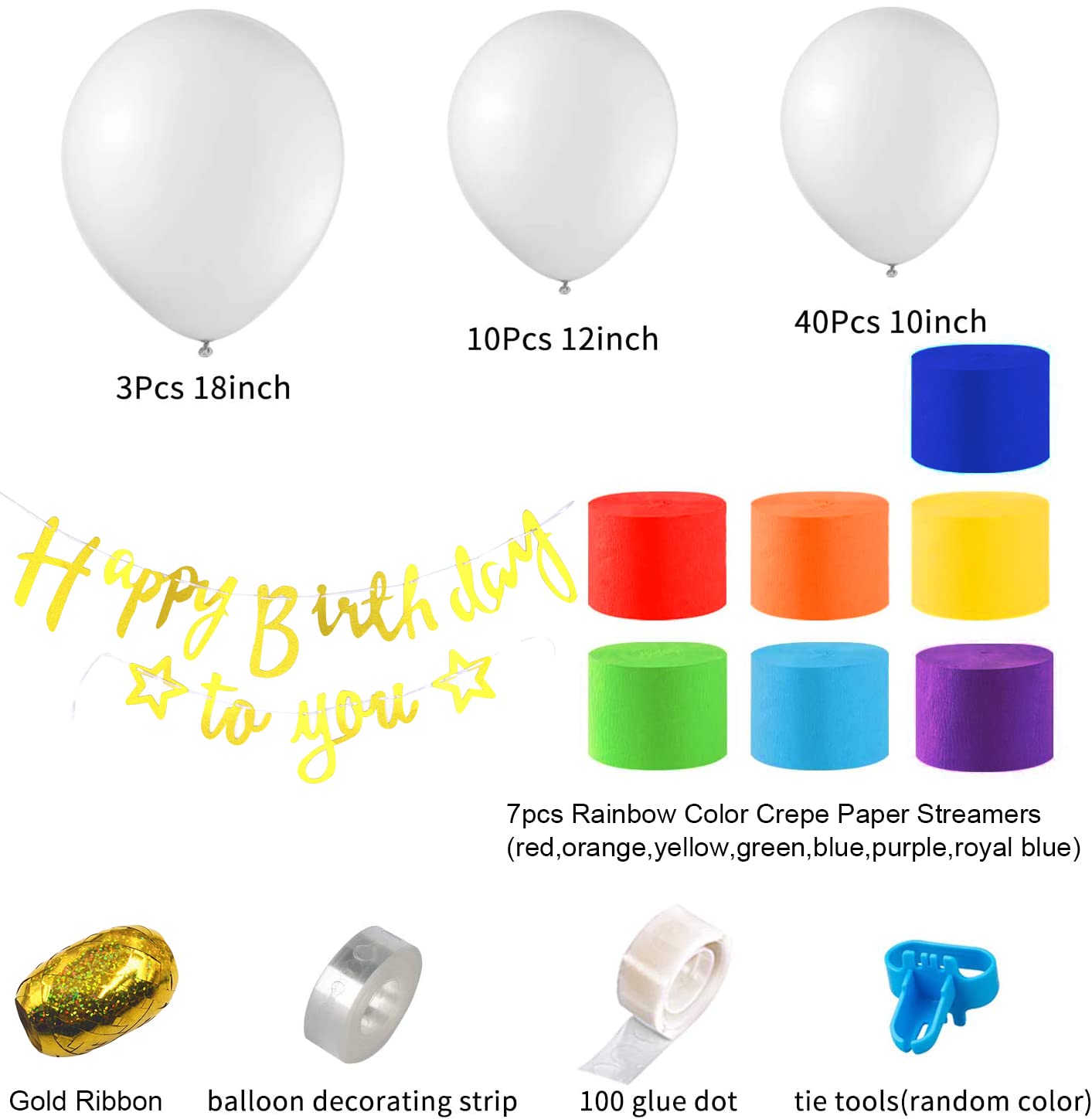 Streamers And Balloons