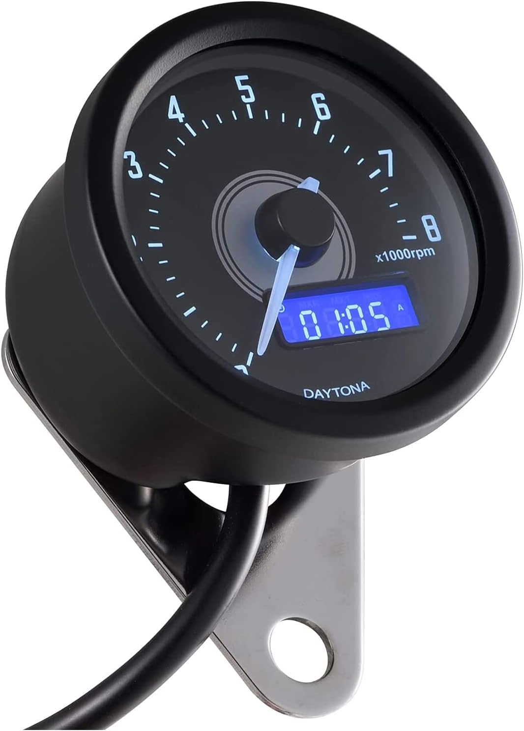 Amazon.com: Daytona Velona Motorcycle Tachometer Gauge 8,000 RPM ...