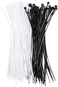 Amazon.com: Lizusidtsy 3mm x 150mm Auto Wire Push Cable Zip Tie ...