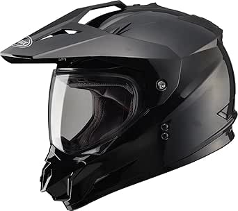 Amazon.com: Gmax GM11D Dual Sport Full Face Helmet (Black, XX-Large ...