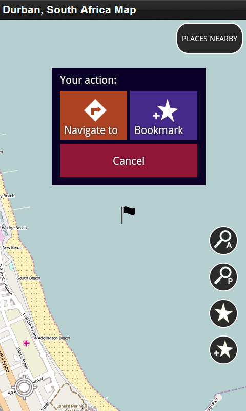 Maps Durban South Africa