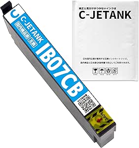 Amazon.co.jp: C-JETANK インクカートリッジ IB07CB 「 マウス 」 エプソン用 新互換インク 最新ICチップ QR WEB説明書付き 残量表示あり [店舗保証1年 ...