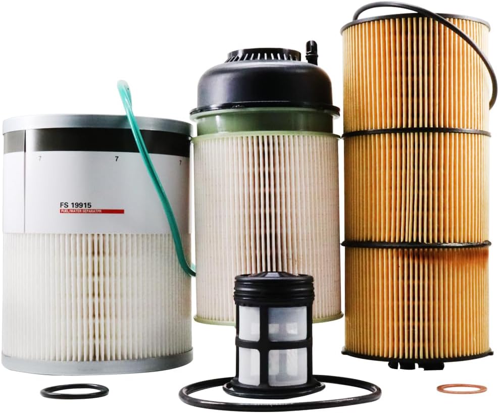 Amazon.com: Detroit DD13 /DD15/ DD16 Filter Kit- Oil & 3 Fuel Filter ...