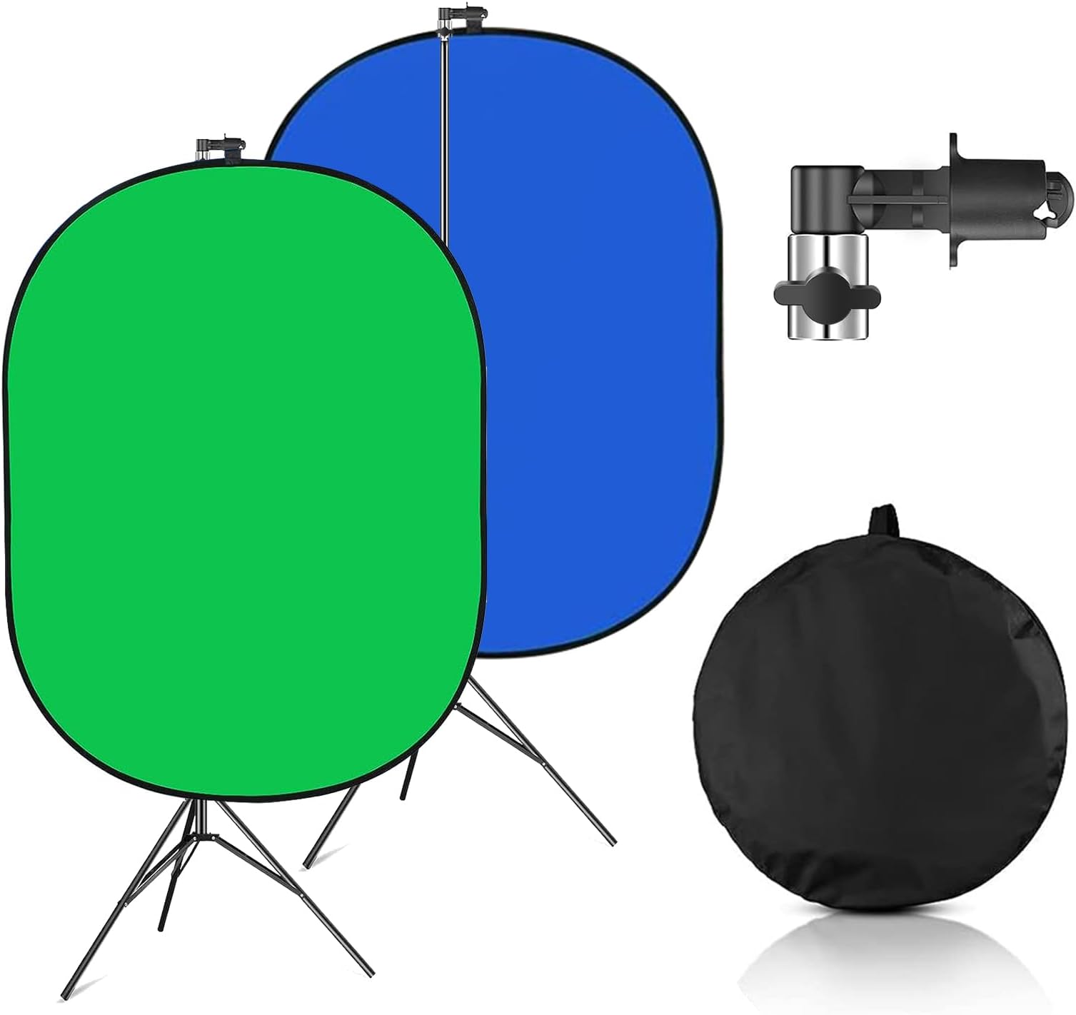 Amazon.com : Portable Green Screen Backdrop with Stand,Foldable 5x7ft ...
