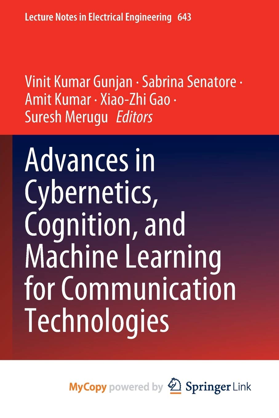 Advances in Cybernetics, Cognition, and Machine Learning for ...