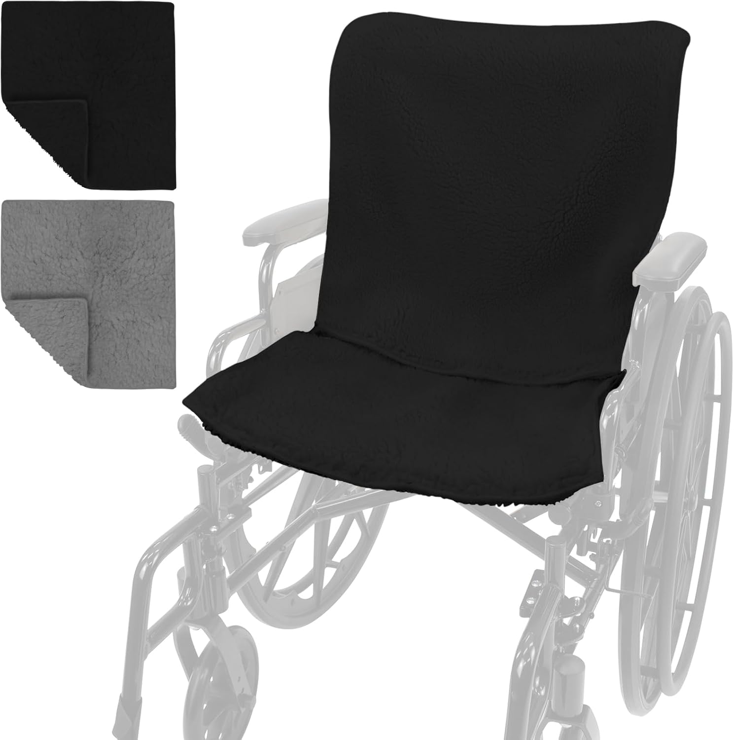 Amazon.com: Vive Wheelchair Cushion & Backrest (Sheepskin) - Acessories ...