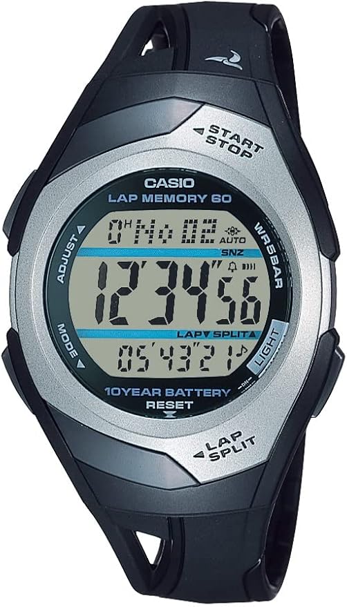 Casio STR300 60lap Reloj deportivo para correr : Casio: Amazon.com.mx ...