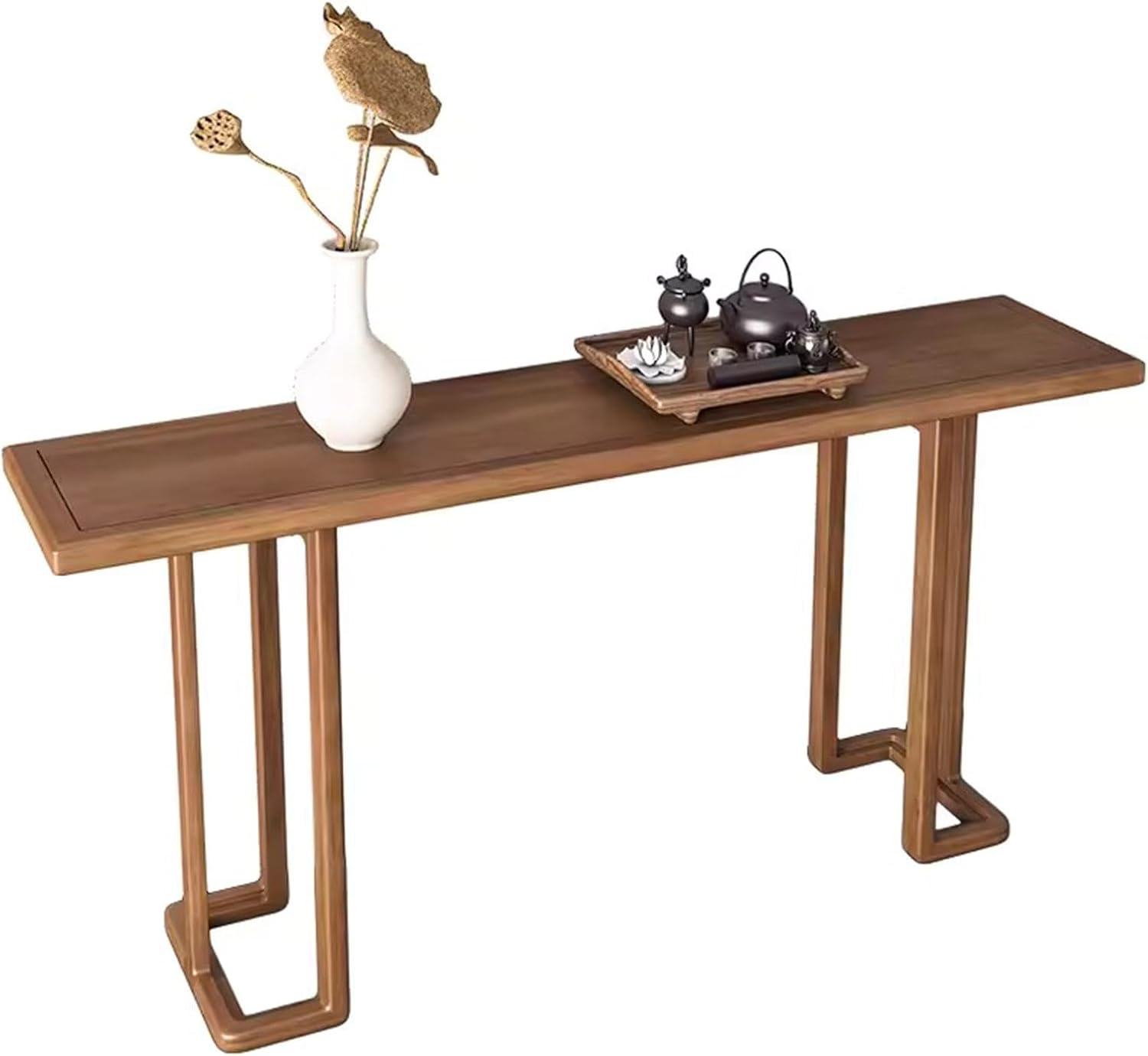 Amazon.com: KPHYMOD Solid Wood Console Table, Narrow Entryway Table for ...