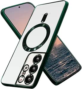 Amazon.com: XLHLKP Case for Samsung Galaxy S21 Ultra Covers with Full Camera Lens Design Back ...