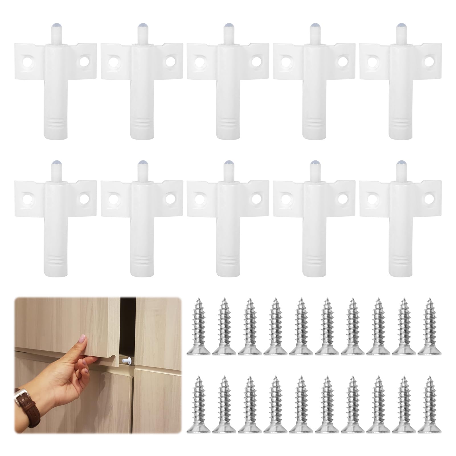 Soft Close Dampers,10 PCS Soft Close Hinges for Kitchen Cupboards ...