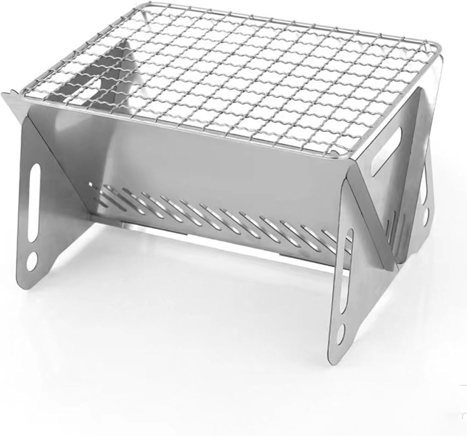 Amazon.com: Portable-Charcoal-Grills Outdoor-BBQ-Grill Backpacking- Small-Grill Barbecue-Grill ...