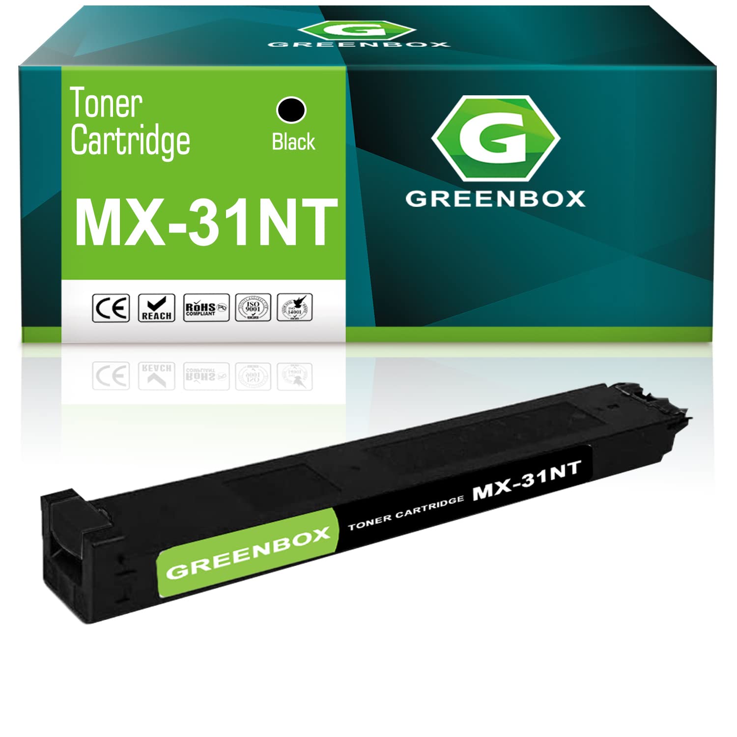 Amazon.com: GREENBOX Compatible MX-31NT High Yield Toner Cartridge ...