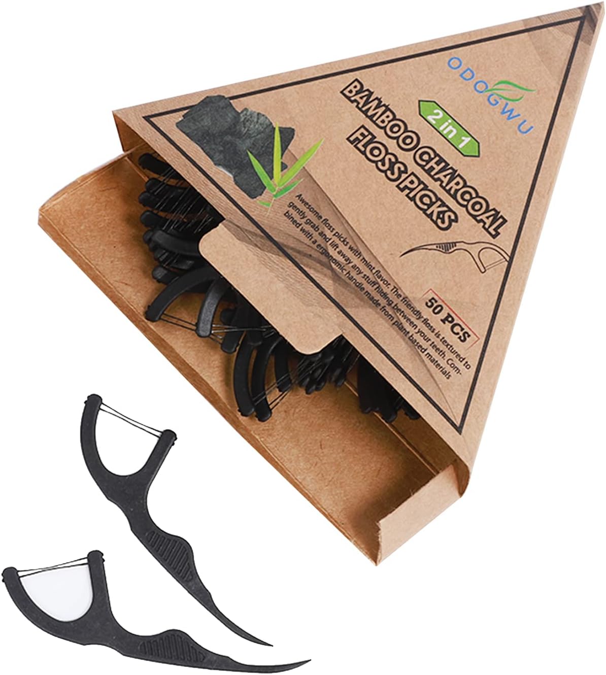 Natural Floss Picks (200 Counts) Biodegradable Nepal | Ubuy