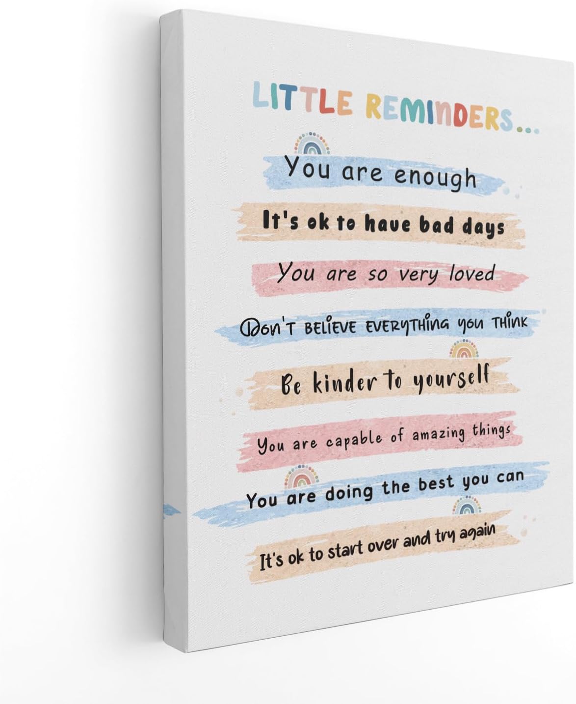 Amazon.com: Inspirational Wall Decor, Little Reminders Positive ...