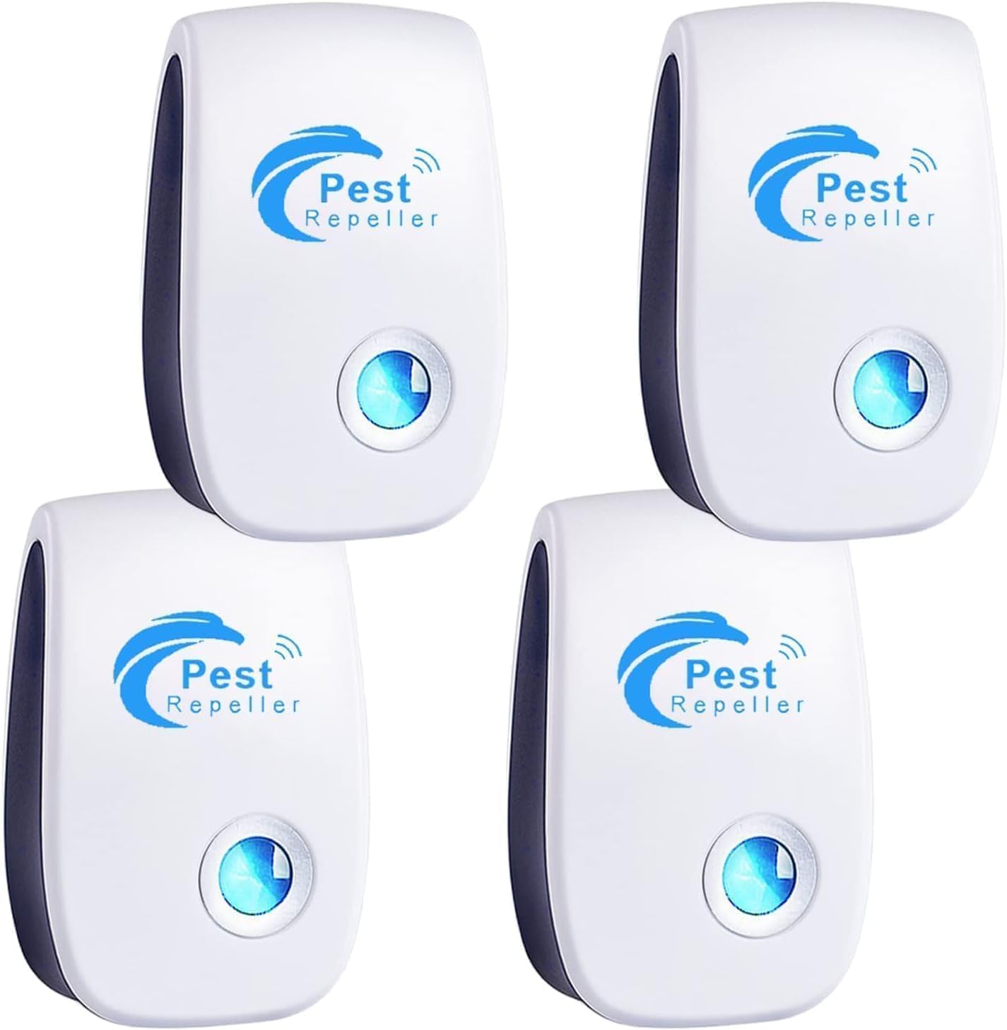 Répulsif Ultrason Anti-Rongeurs Insectes 4 Pack, Ultrason Anti ...