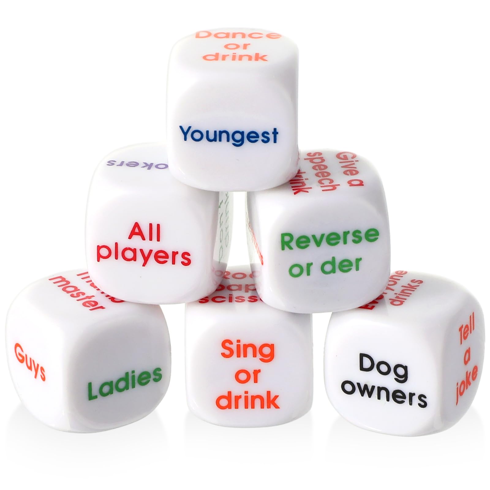 Snapklik.com : Hanaive 6 Pcs Party Drinking Bar Dice Game Resha ...