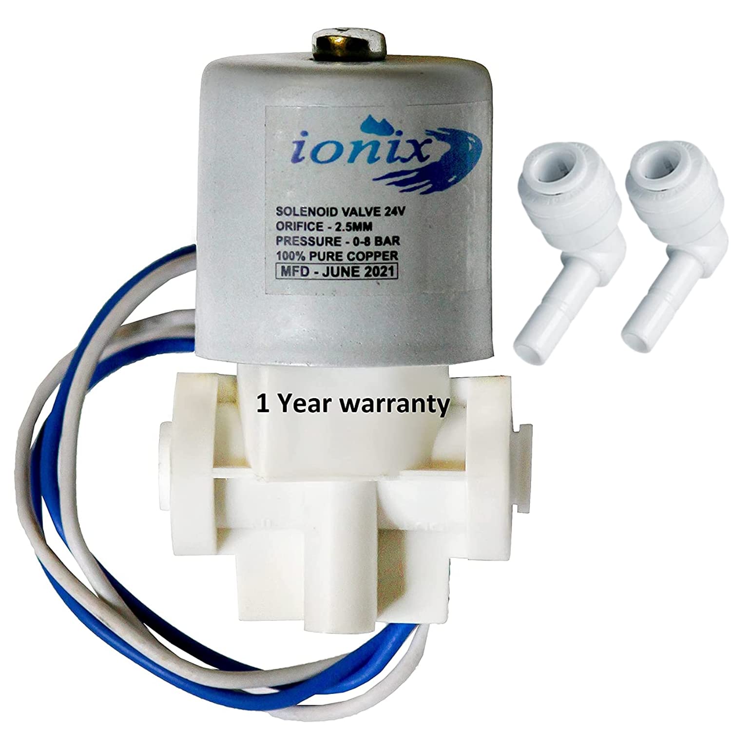 Buy Ionix Solenoid Valve | 1 Year Replacement Warranty, 100% Copper ...