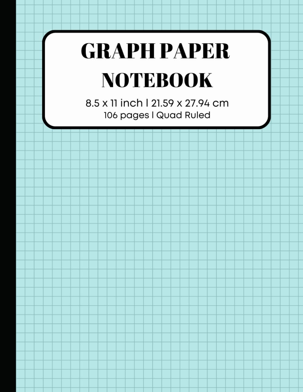 Graph Paper Notebook 8.5 x 11: Gridded Notebook with Graphing Paper for ...
