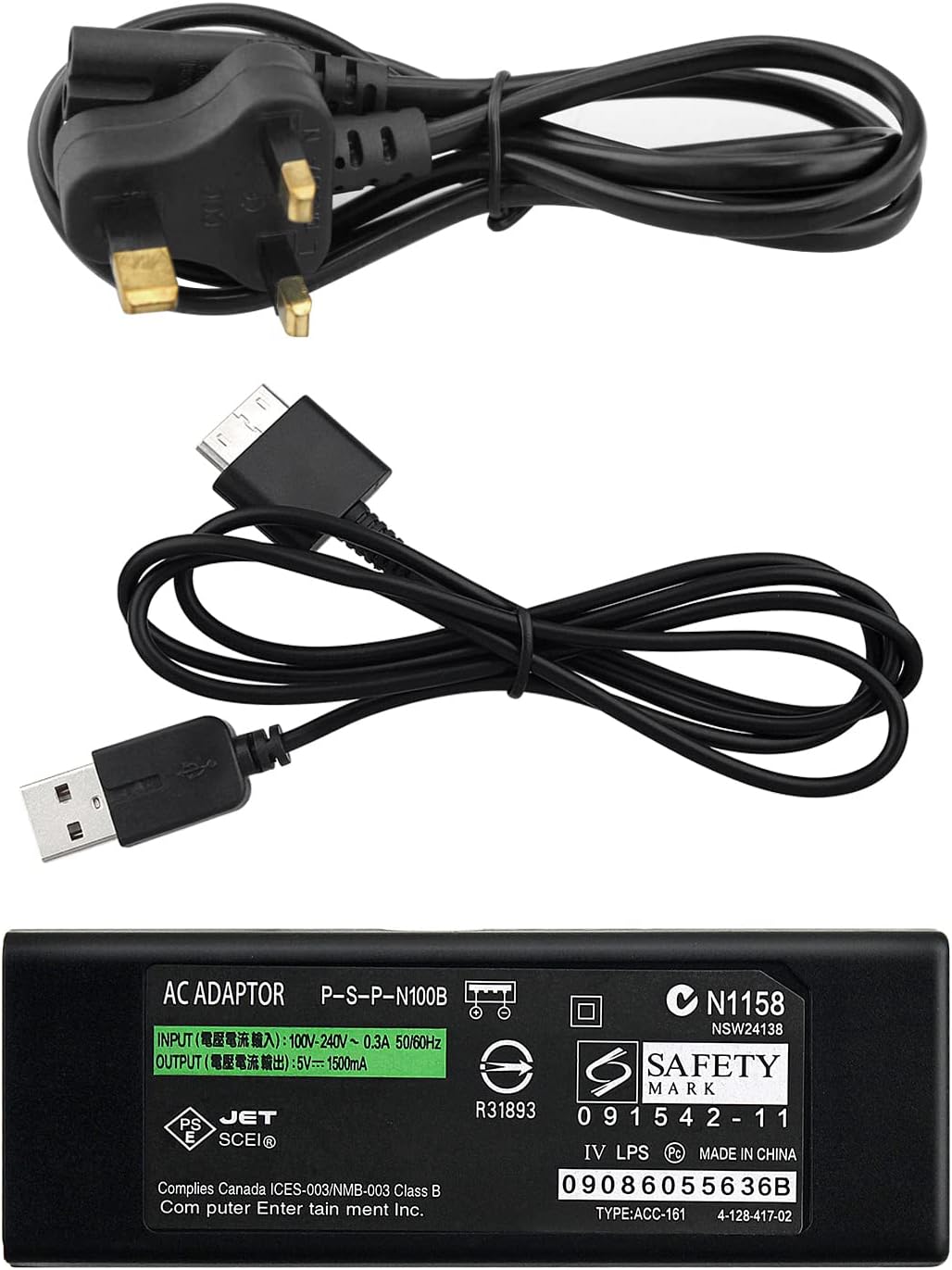 Amazon.com: OSTENT UK AC Adapter Power Wall Home Charger Cable for Sony ...