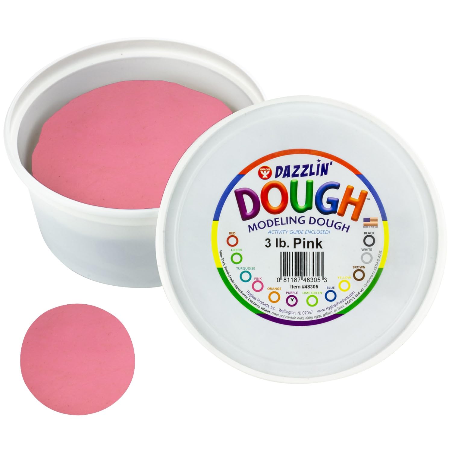 Amazon.com: Hygloss Dazzlin’ Modeling Dough – Non-Toxic Christmas Craft ...
