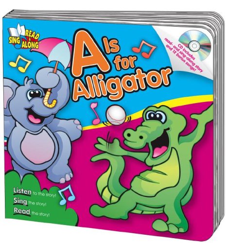 A Is for Alligator Read & Sing Along Board Book With CD: Mitzo Thompson ...