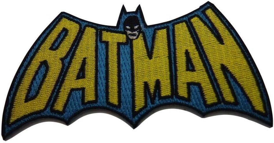 Amazon.com: Superhero Bat Logo 1970 Symbol Embroidered Patch : Clothing ...