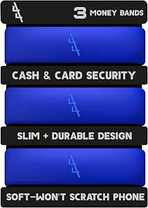Amazon.com: 44 Rubber Silicone Money Bands for Cash & Cards (3), Wallet ...