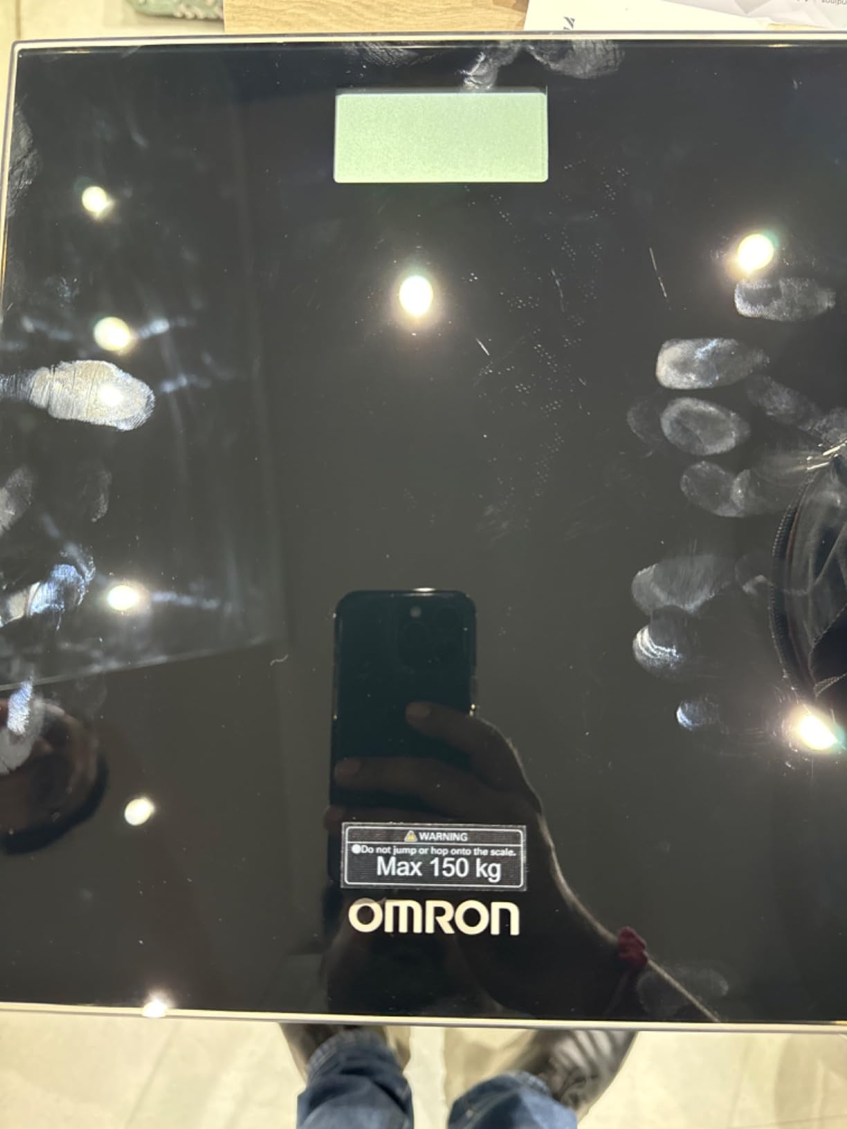 Omron HN 289 (Black) Automatic Personal Digital Weight Machine With ...