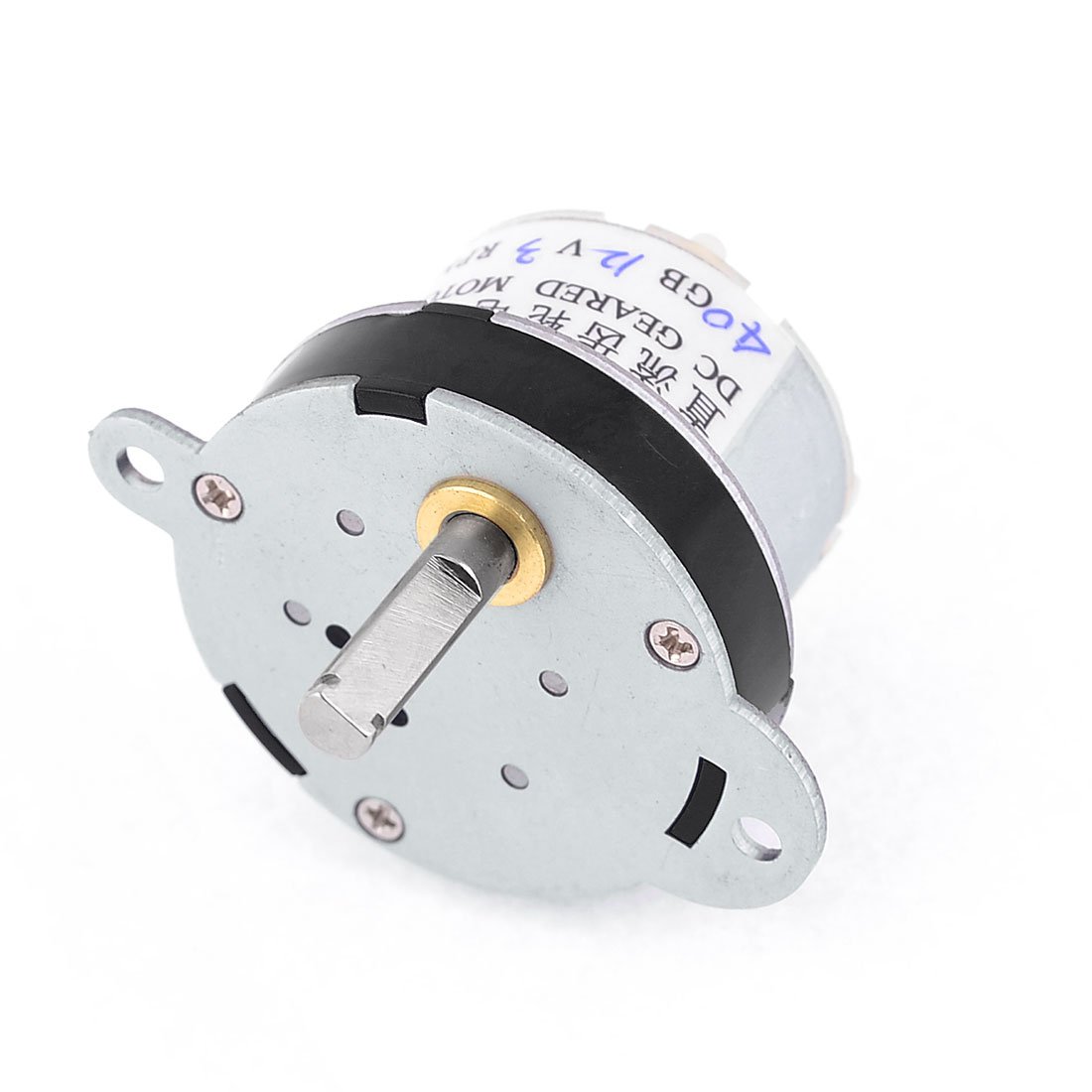 uxcell 12V DC 3RPM Torque Magnetic Gearbox Gear Box Electric Motor ...