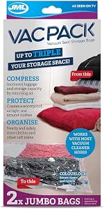 JML 2 Jumbo Vac Pack Storage Bags : Amazon.co.uk: Home & Kitchen
