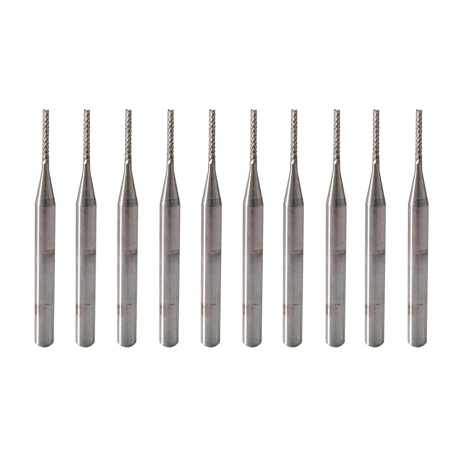 YXQ 1mm PCB Drill Bits Mills CNC Rotary 1/8 inch Shank Tungsten Carbide ...