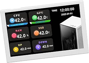 Amazon.com: SWLECA 5 Inch Mini Monitor for PC - IPS USB Mini Screen ...