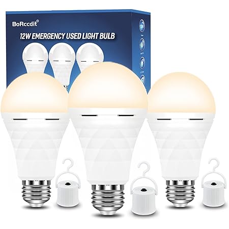 Neporal Emergency Rechargeable Light Bulbs Stay Light Up When Home ...