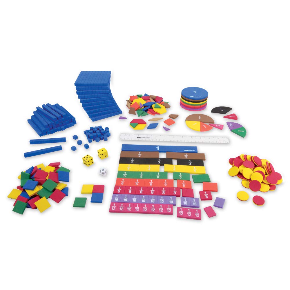 Buy EAI EducationSchool to Home Deluxe Manipulative Kit with Dice ...