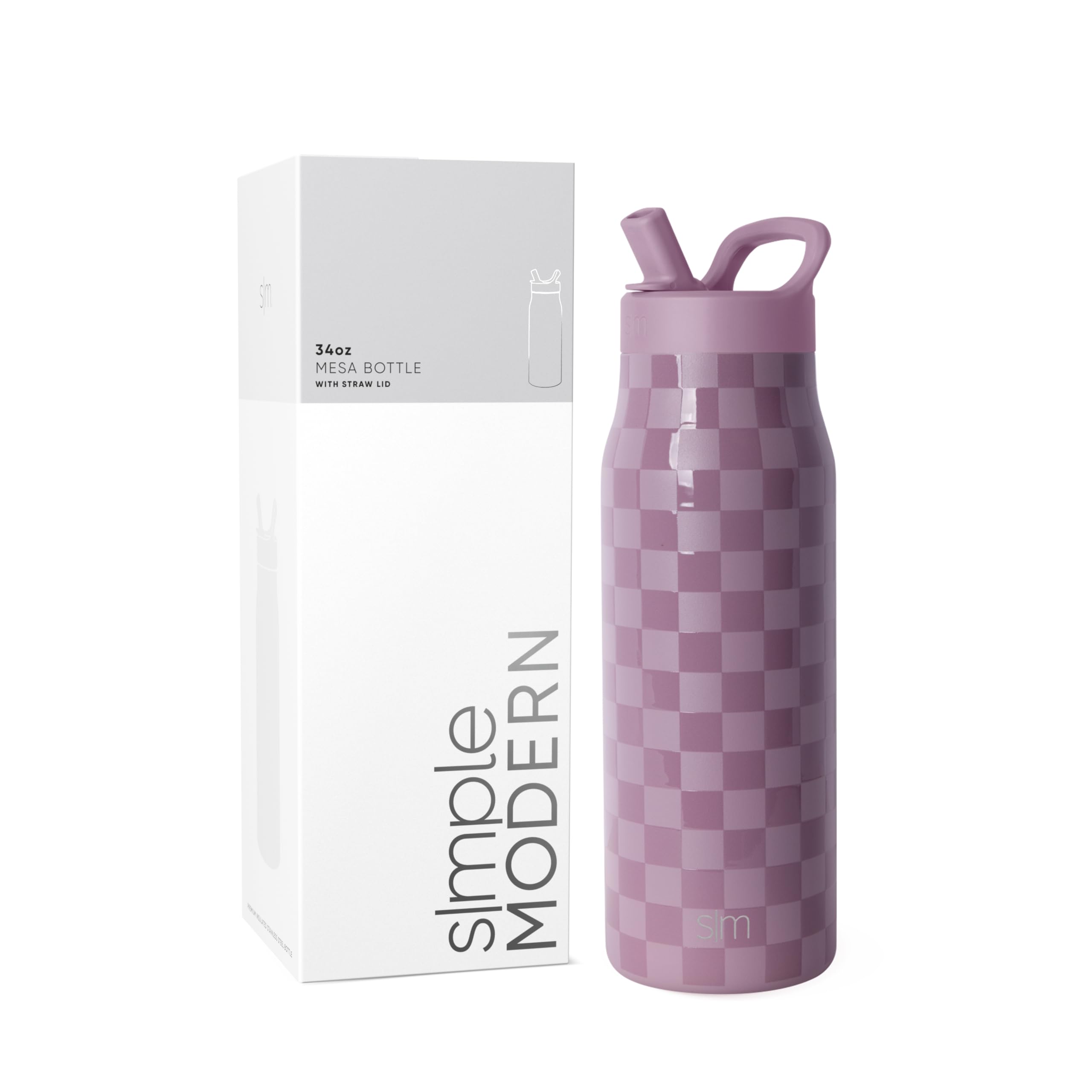 Amazon.com: Simple Modern Water Bottle with Straw lid | Insulated ...