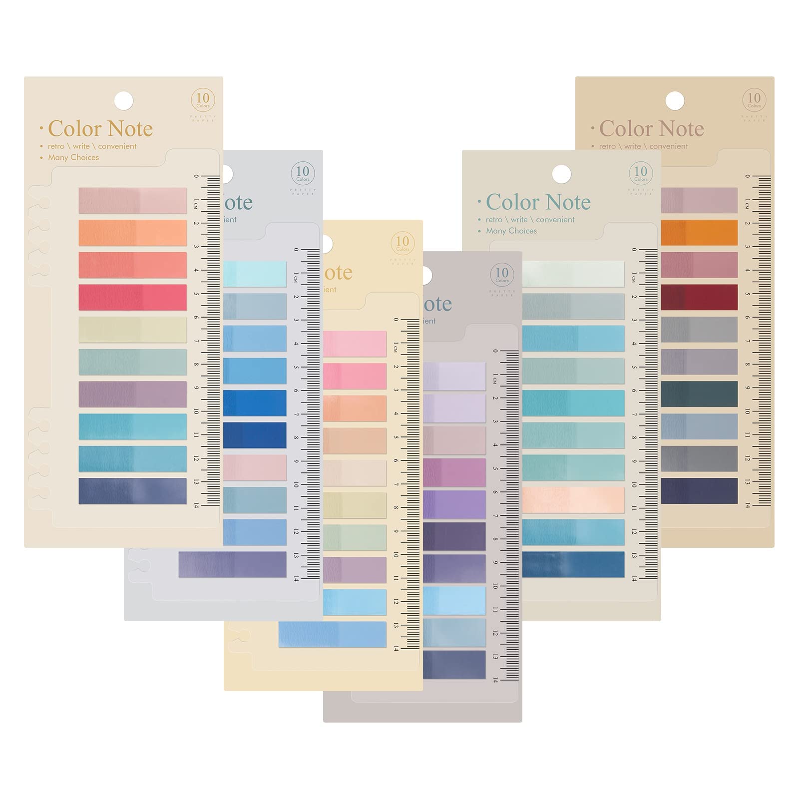 Buy 1200 PCs Sticky Index Tabs, 6 Sheets Strip Index Tabs Annotation ...