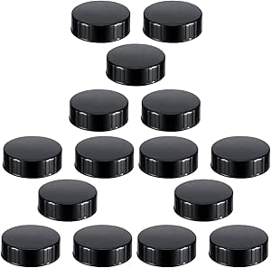 Luxshiny 15 Pcs Bakelite Cover Plastic Screw Caps Plastic Mason Jar ...