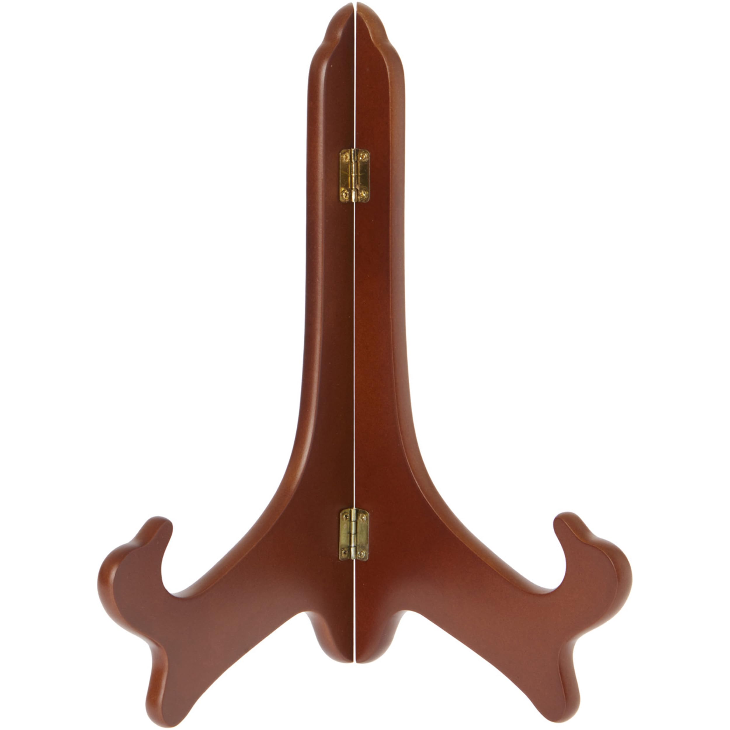 Amazon.com: Bard's Hinged Walnut MDF Wood Plate Stand, 11" H x 8.5" W x ...