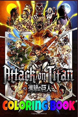 Attack On Titan Coloring Book Eren New Titan Form Every | Desertcart GB