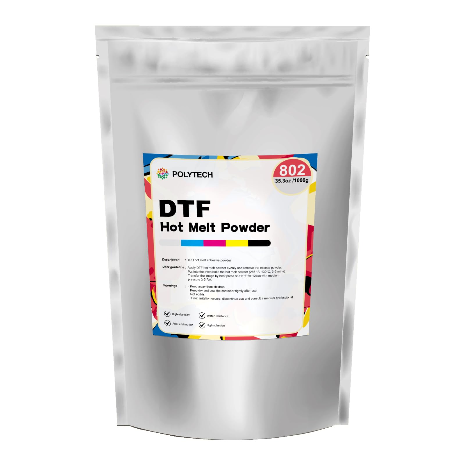 Snapklik.com : POLYTECH DTF Powder (1000g) - Hot Melt Adhesive For ...