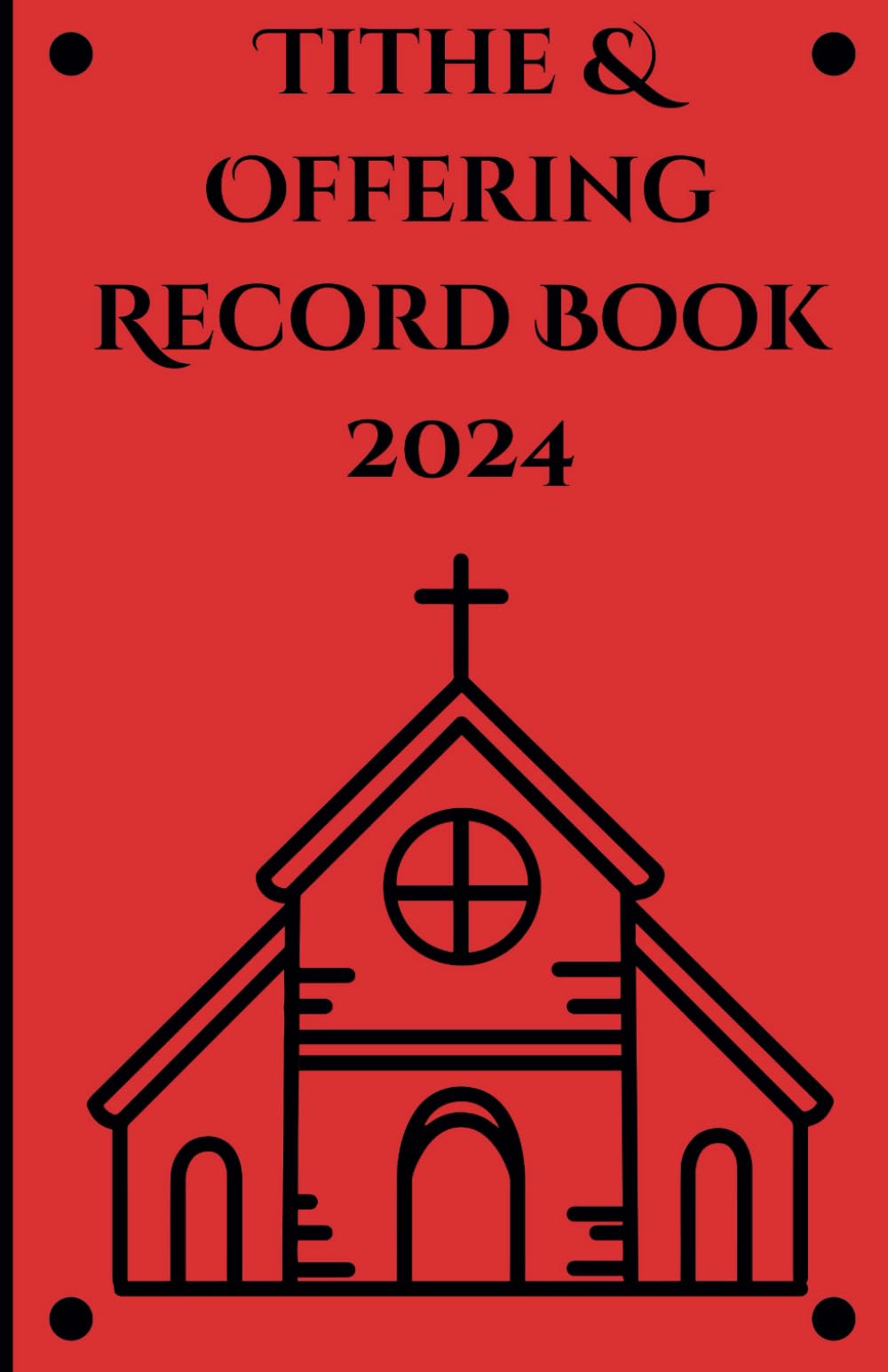 Tithe & Offering Record Book: Red Financial Record Book for a Small ...