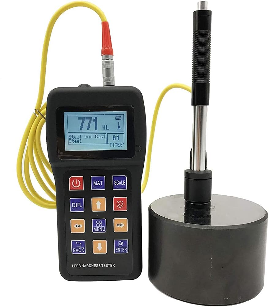 BREAUX 360° Leeb Hardness Tester Meter, Metals Durometer Tester, Smart ...