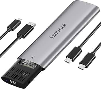 Sounce SSD Enclosure Transparent Case, USB 3.0 to SATA Tool-Free ...