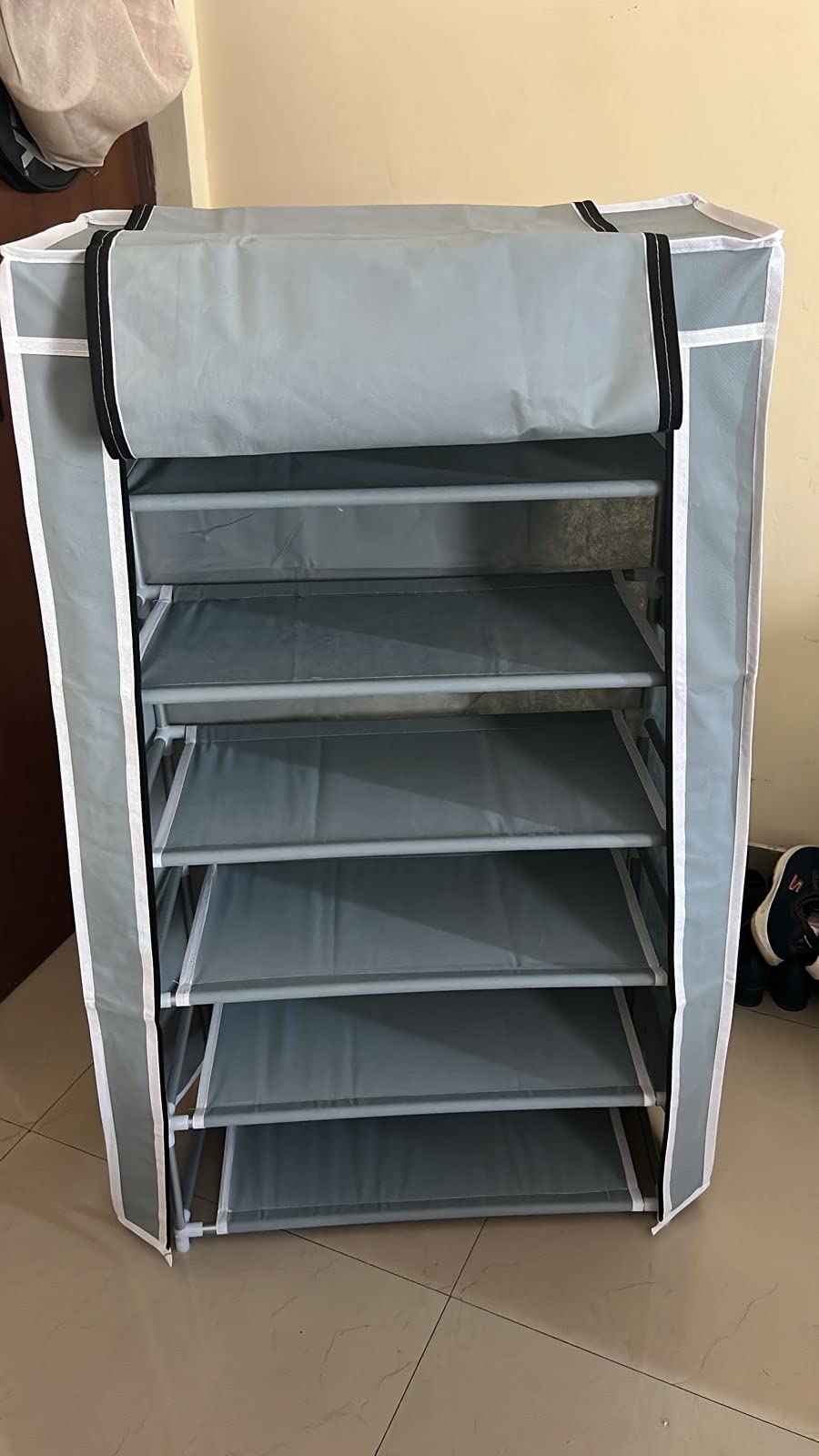 EEMWAY| 1-Door Foldable Wardrobe,Fancy Collapsible Wardrobe for Clothes ...