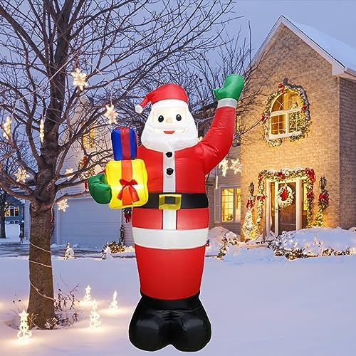 Amazon.com: Joiedomi 6 FT Inflatable Christmas Flamingo with Gift Boxes ...